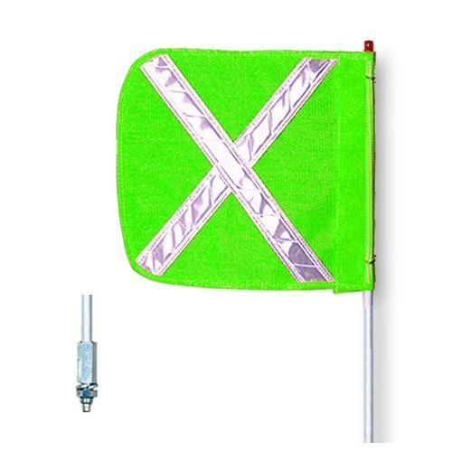 Checkers General-purpose 3' Non-lighted Warning Whip W/ Threaded Hex ...